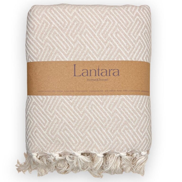 Plaids beige | Kwaliteit | Natuurlijke tinten op de bank